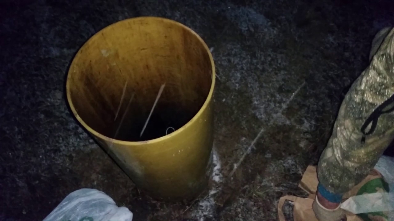 12 inch shell homemade fireworks - YouTube