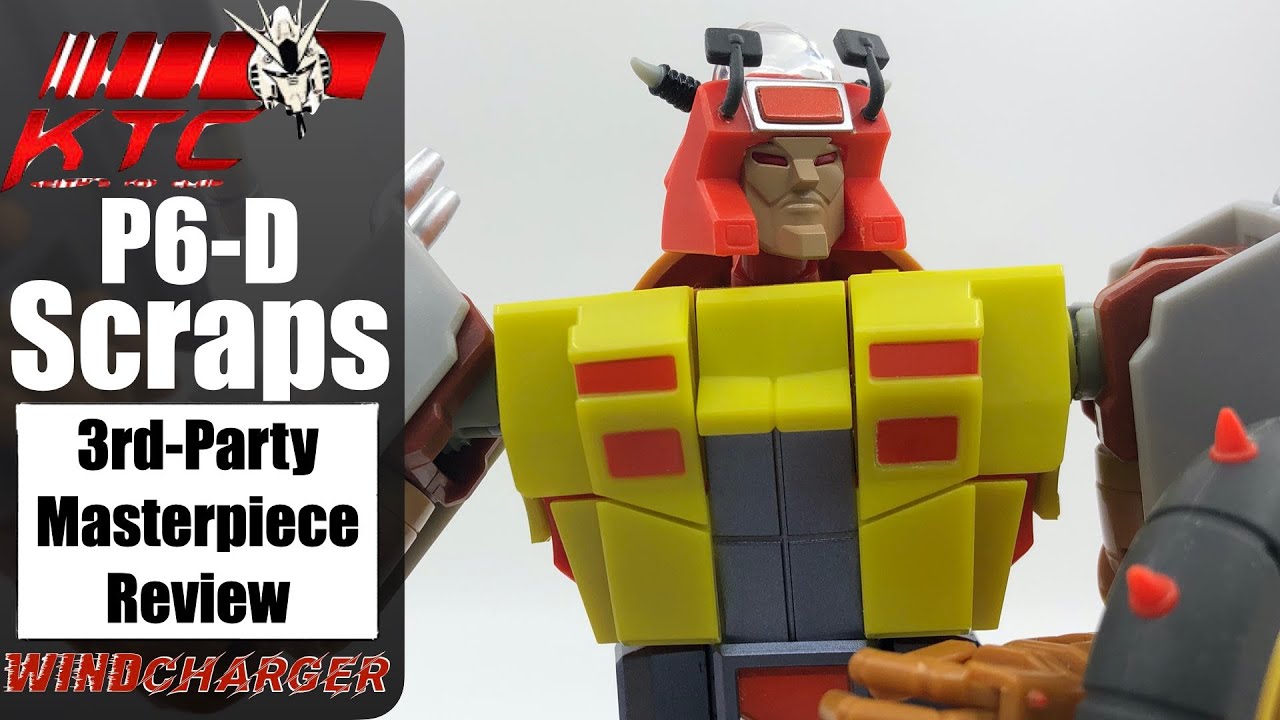 Transformers Masterpiece Review: KFC Phase-6D Scraps (Scrapheap) - YouTube