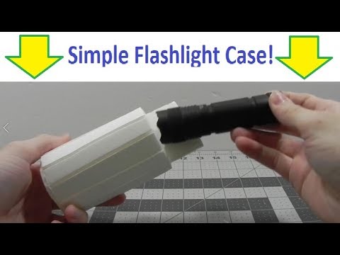 How To Flashlight Holder Case! - YouTube
