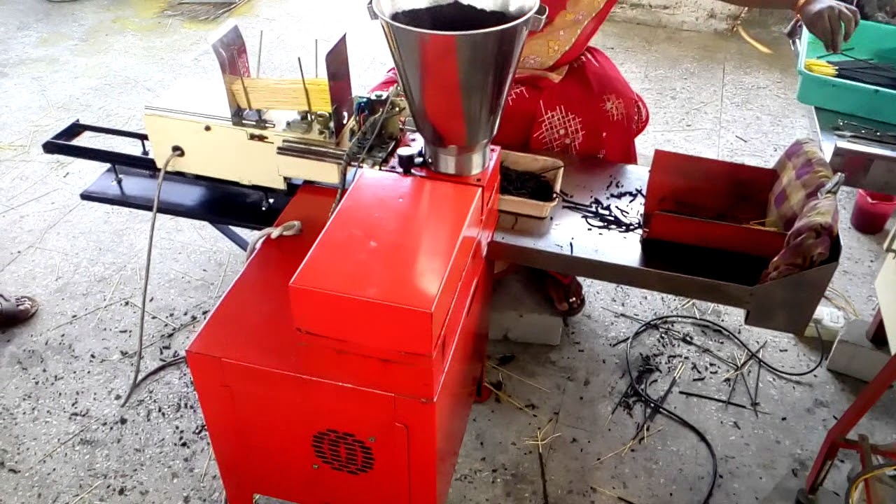 Agarbatti making machine - YouTube
