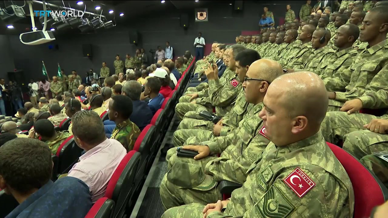 TURKEY OPENS ITS LARGEST OVERSEAS MILITARY BASE IN SOMALIA - YouTube