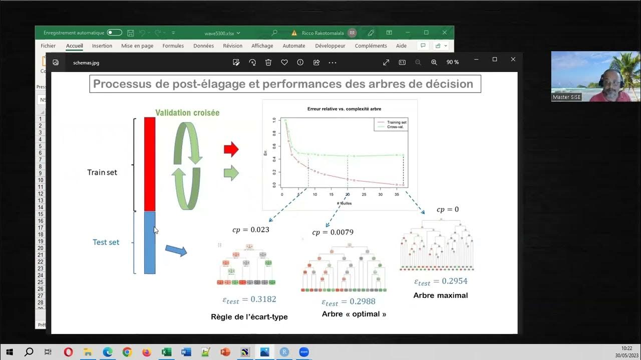 Arbres Post élagage Avec R Rpart Validation Croisée Règle De Lécart Type Youtube