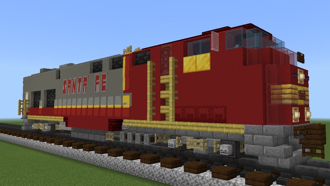 Minecrafting Tutorial - Santa Fe P42DC GE Genisis Fantasy Locomotive ...