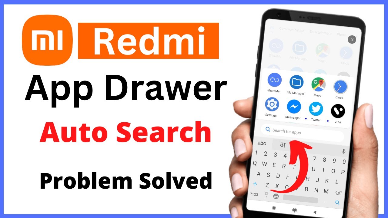 Redmi App Drawer Search Problem | how to disable open search after ...