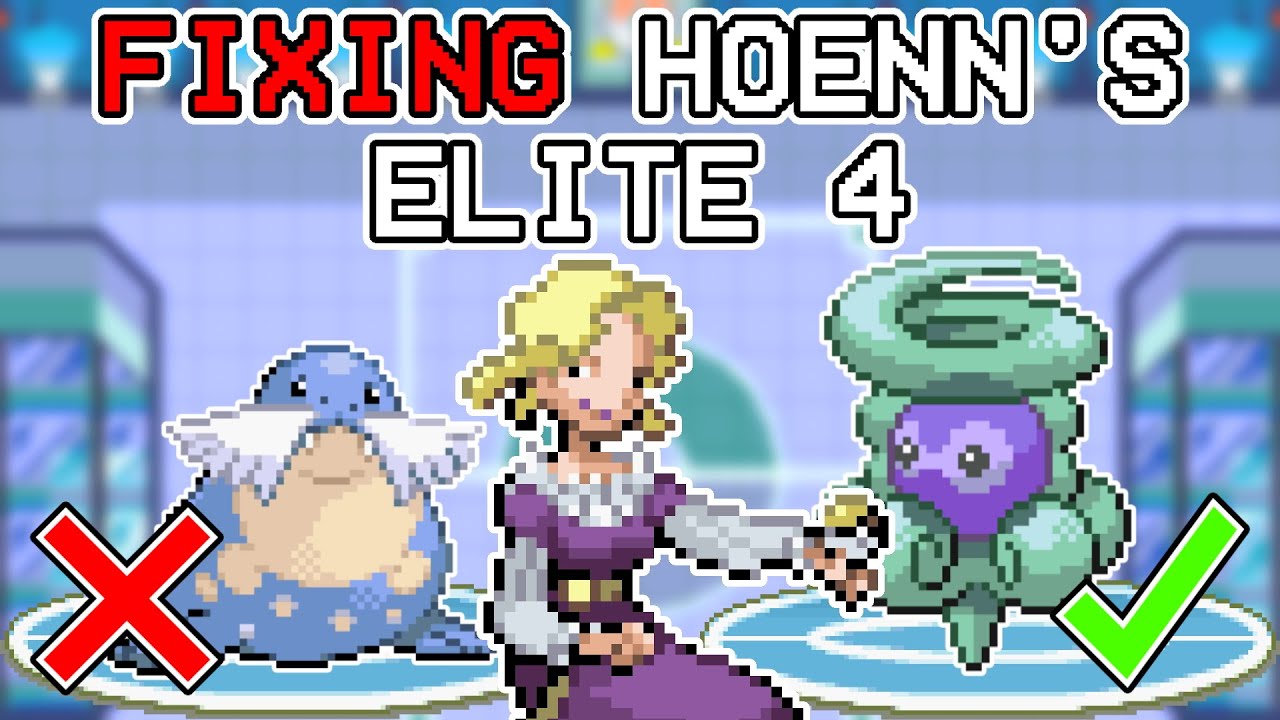 Fixing Hoenn's Elite 4 - YouTube