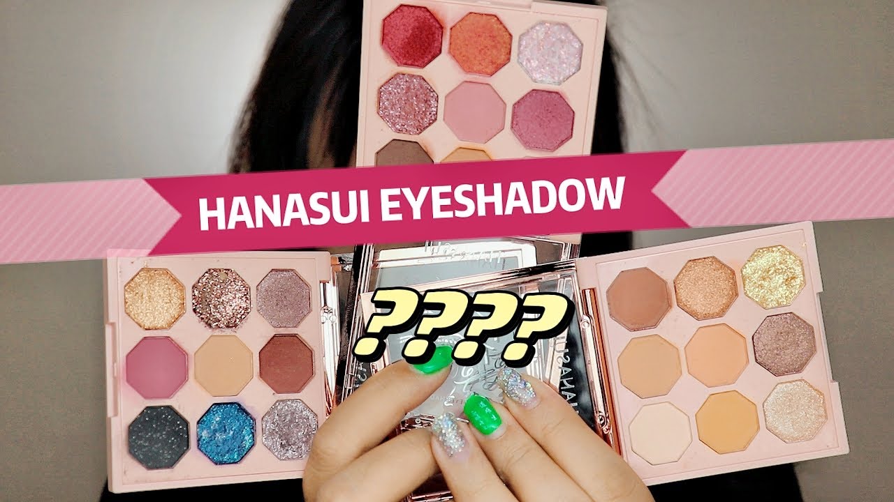 BARU & ALL SHADES HANASUI EYEMAZING EYESHADOW PALETTE - YouTube