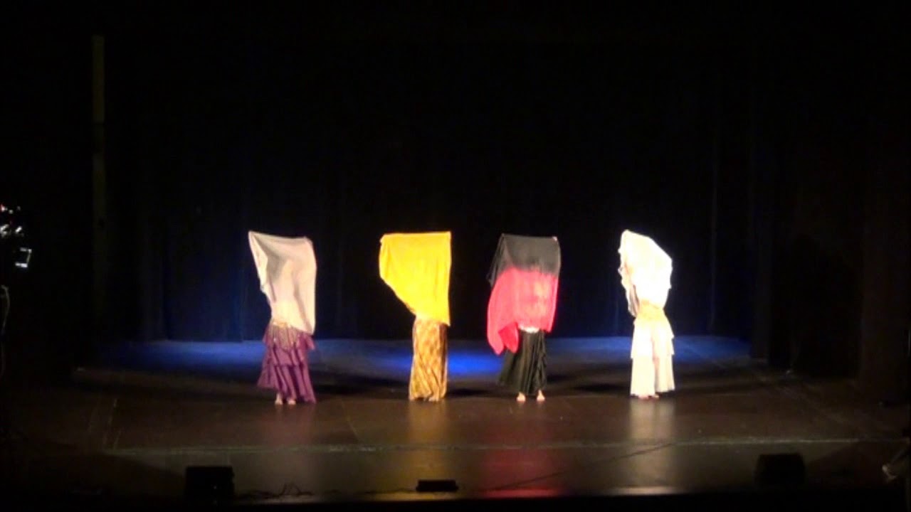 Azar Dance veil dance intermediate bellydancers - YouTube