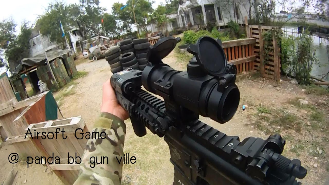 [Airsoft Game] บุกบ้านกันเถาะ @panda bb gun ville - YouTube