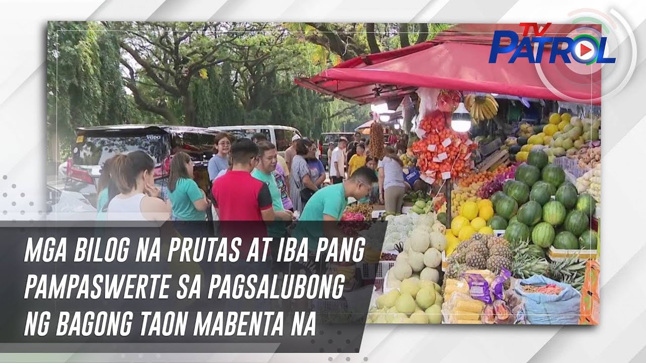 Mga bilog na prutas at iba pang pampaswerte sa pagsalubong ng Bagong ...