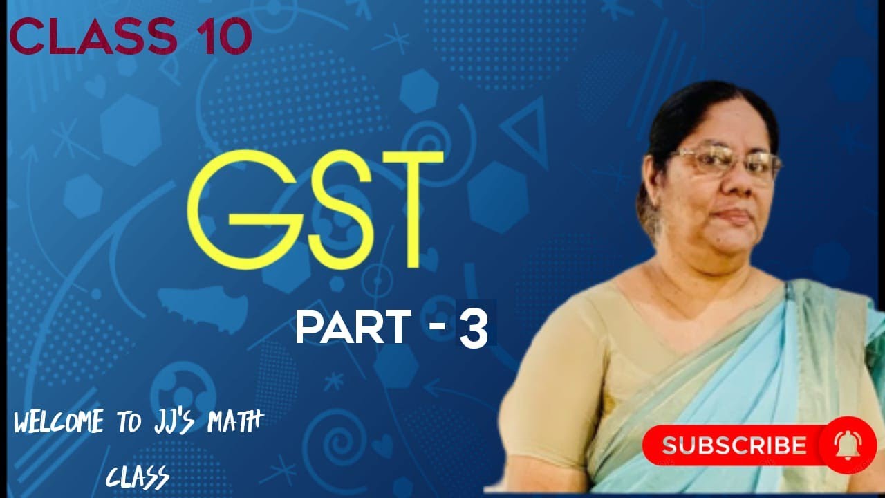GOODS AND SERVICE TAX(GST) CLASS 10. - YouTube