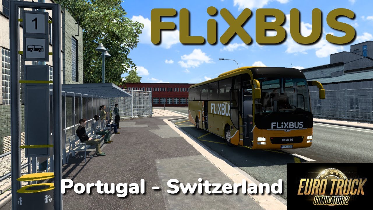 Euro Truck Simulator 2 | FlixBus Tourist Bus | MAN Lion's Coach ...