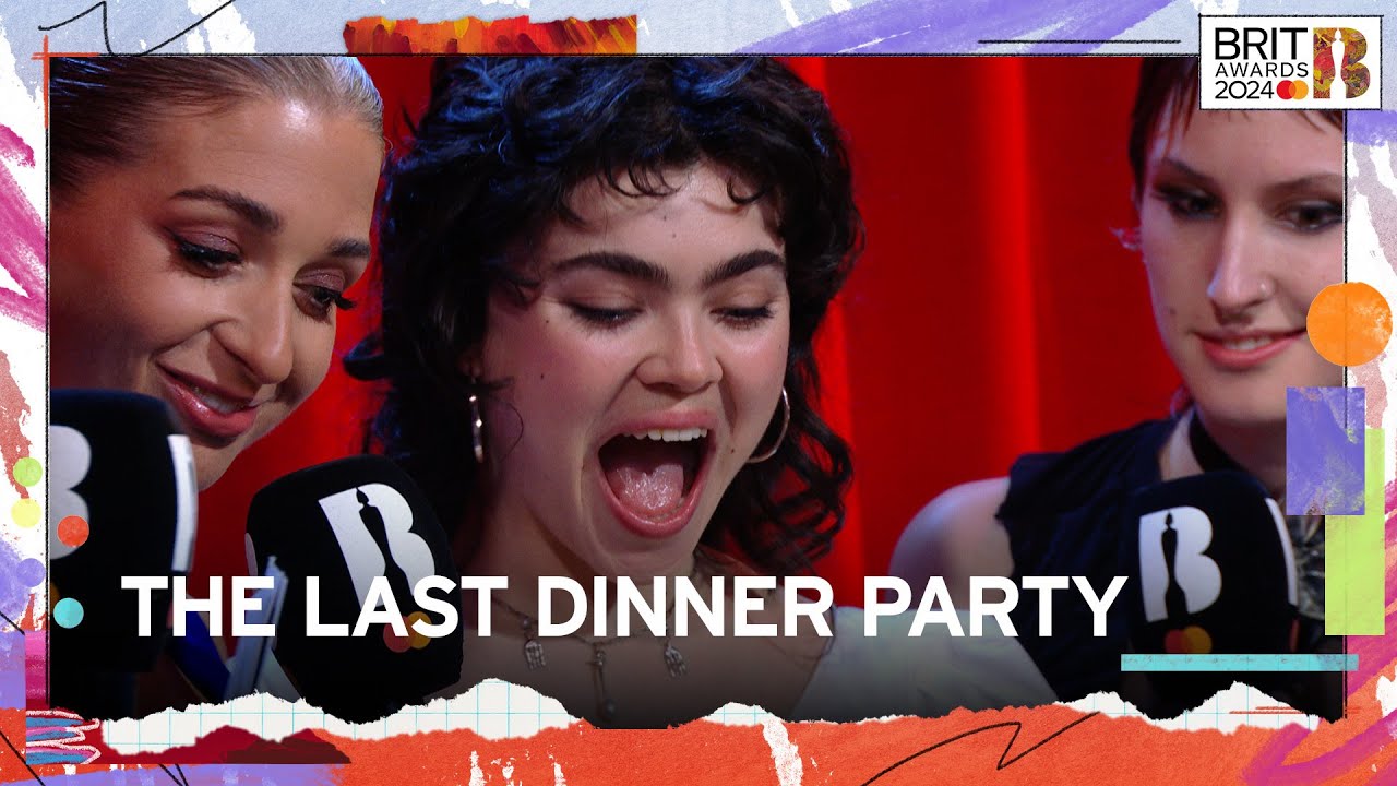 The Last Dinner Party React to their Rising Star BRIT Award | The BRIT ...