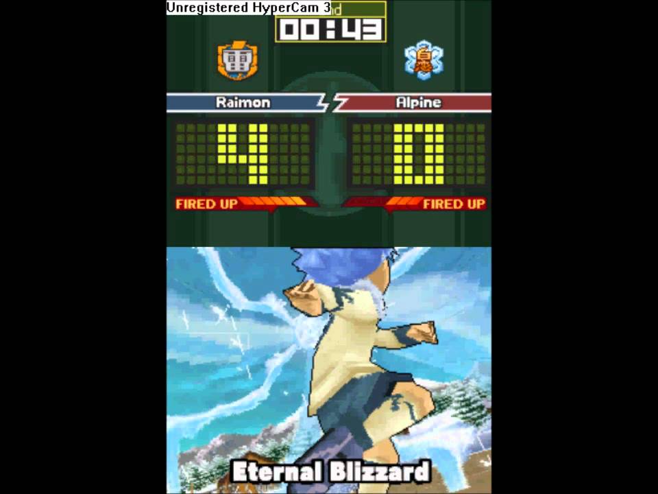 Inazuma Eleven 2 Fire/Blizzard Yo vs Alpino - YouTube