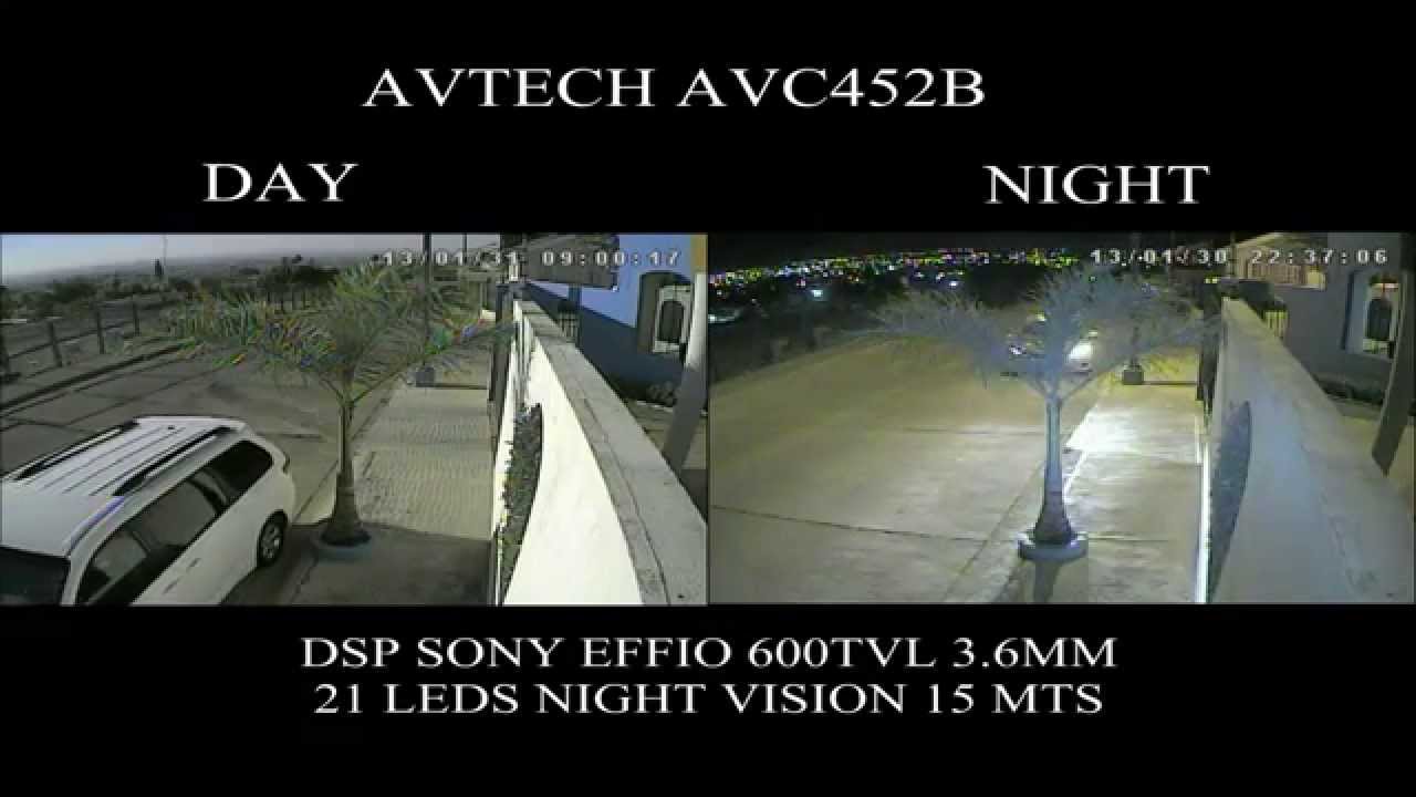 Demo Camera AVC452B AVTECH AVC 452 - YouTube