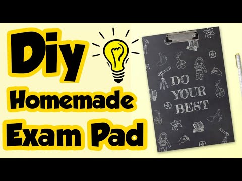 Diy Exam Pad/How to make Exam Pad at home/Homemade diy Exam Pad/Exam ...
