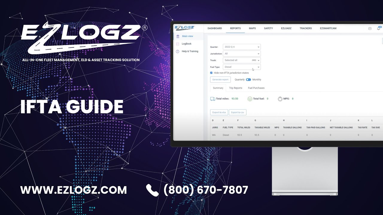 IFTA REPORT GUIDE - YouTube