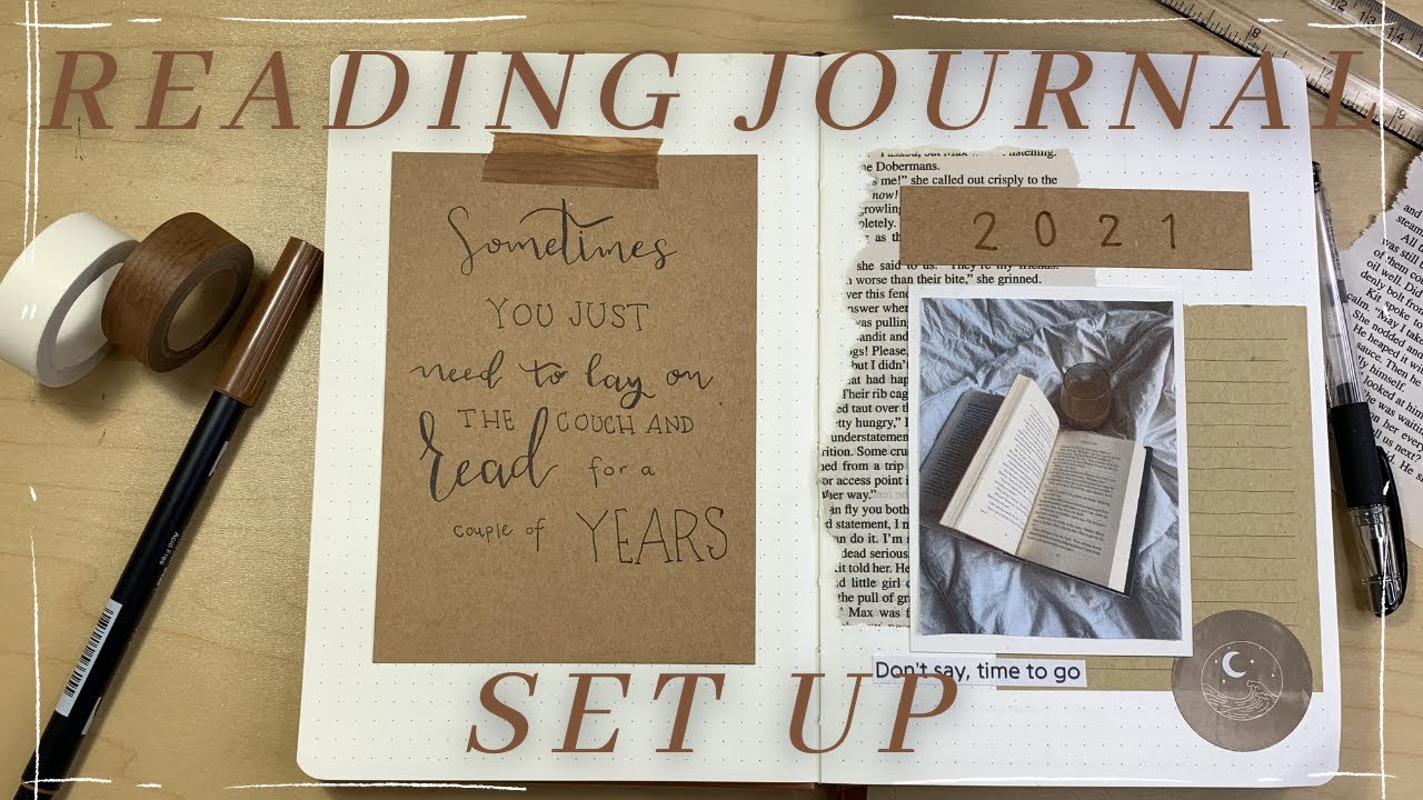 my first reading journal | 2021 - YouTube