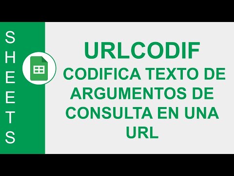 [GOOGLE SHEETS] FUNCIÓN URLCODIF (ENCODEURL): CODIFICA TEXTO DE ...