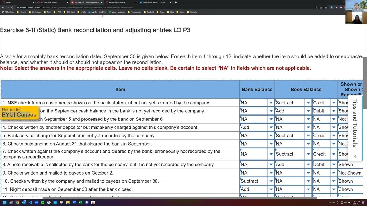 ACCTG201 Week 07 Chpt 6 Problem 4 (Exercise 6-11) - YouTube