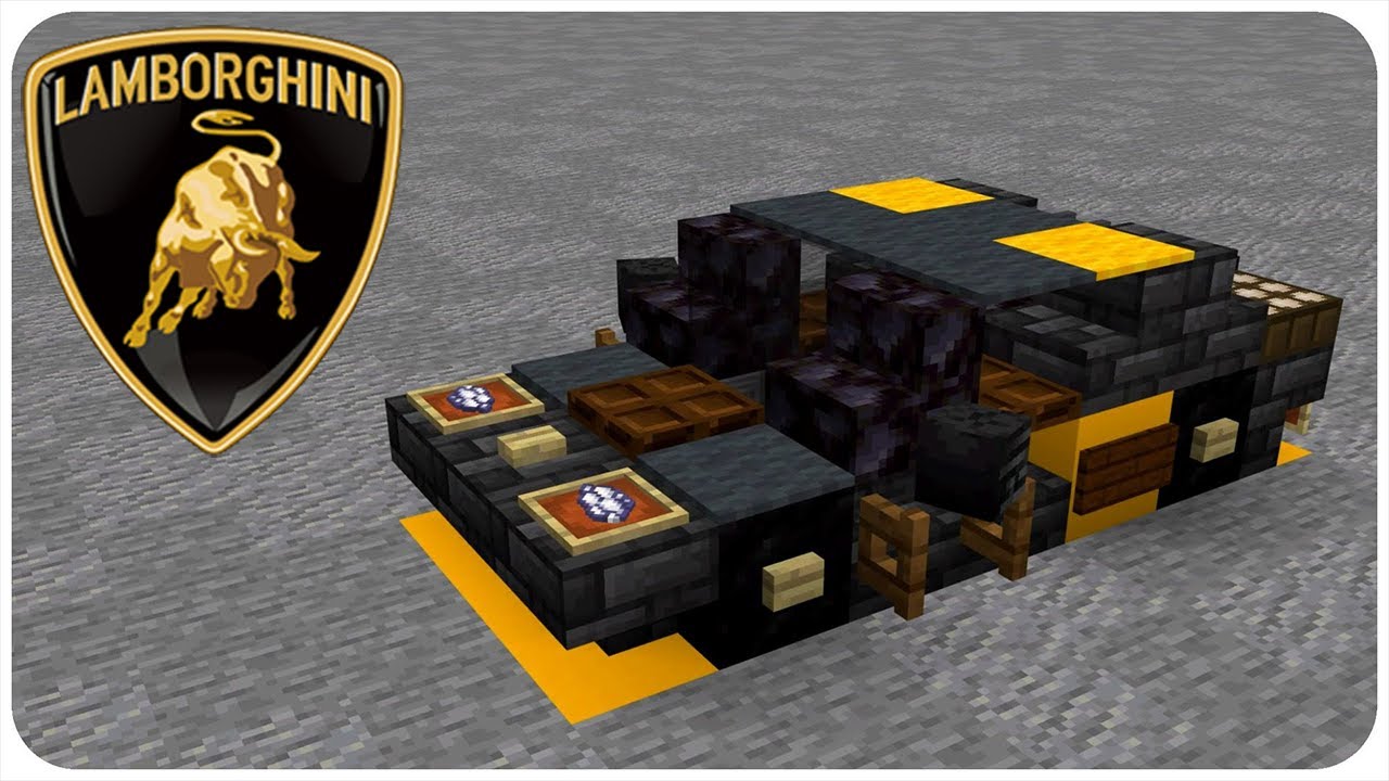 How to Build a Supercar in Minecraft (Lamborghini Centenario) Minecraft ...