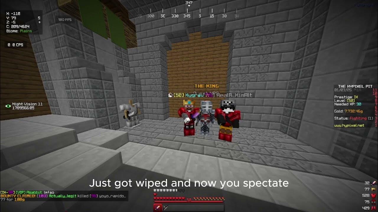 Pit Problems Hypixel Pit Song ft. Kyle & B Kim - YouTube