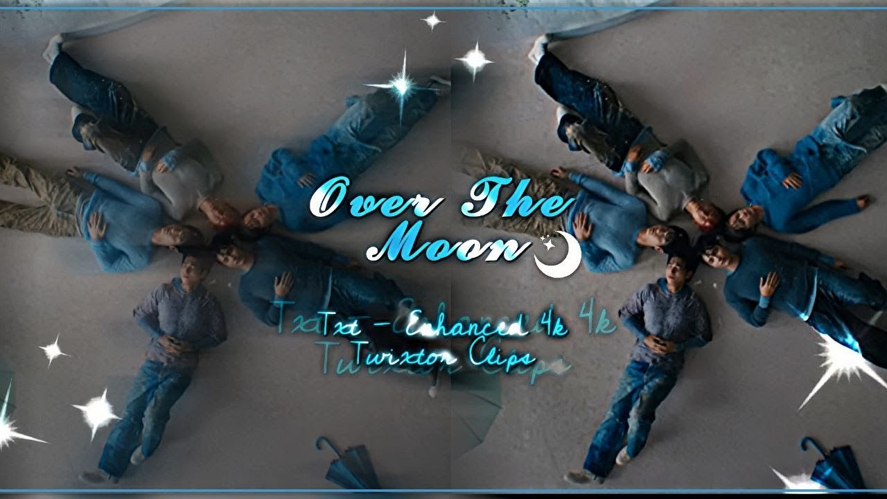 TXT 'Over the Moon' Official Mv | Enhanced Twictor Clips - YouTube