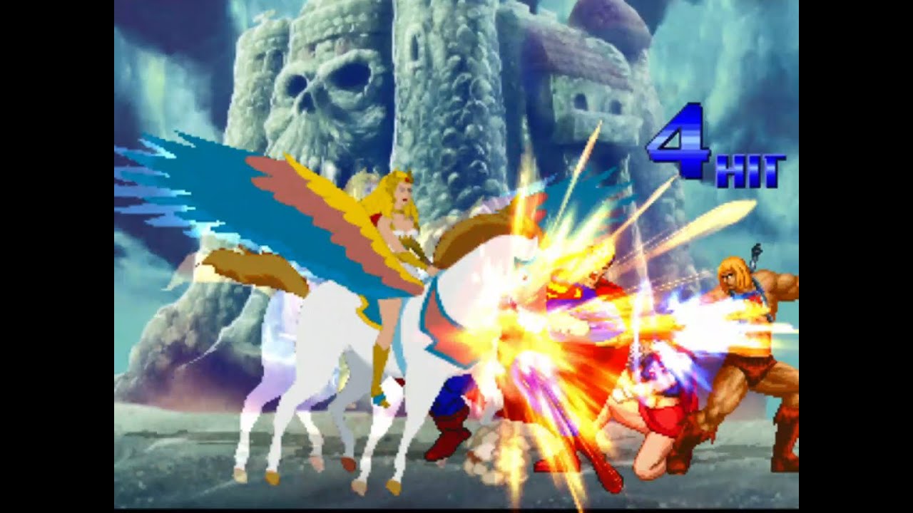 Superman & Supergirl vs He-man & She-ra - YouTube