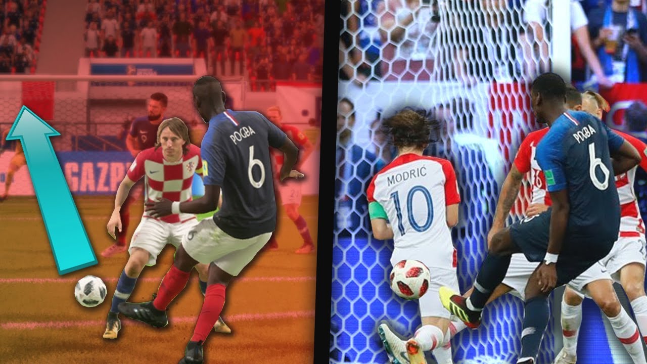 REPRODUIRE LES BUTS DE LA FINALE DE LA CDM 2018 SUR FIFA ! - YouTube