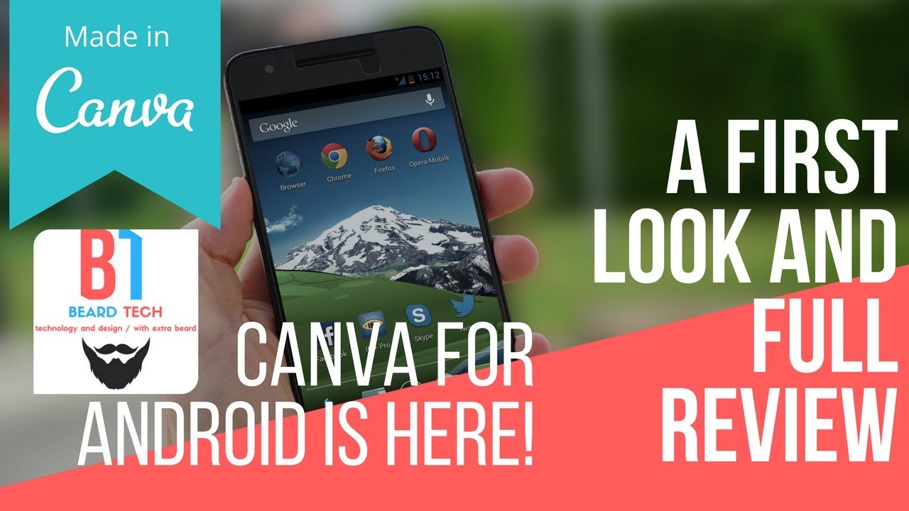 Canva for android: the first review of the stunning graphic design app ...