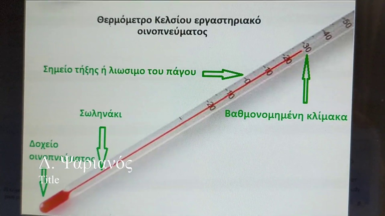 ΠΕΙΡΑΜΑ ΑΝΑΓΝΩΣΗΣ ΜΕΤΡΗΣΗΣ ΘΕΡΜΟΜΕΤΡΟΥ - YouTube