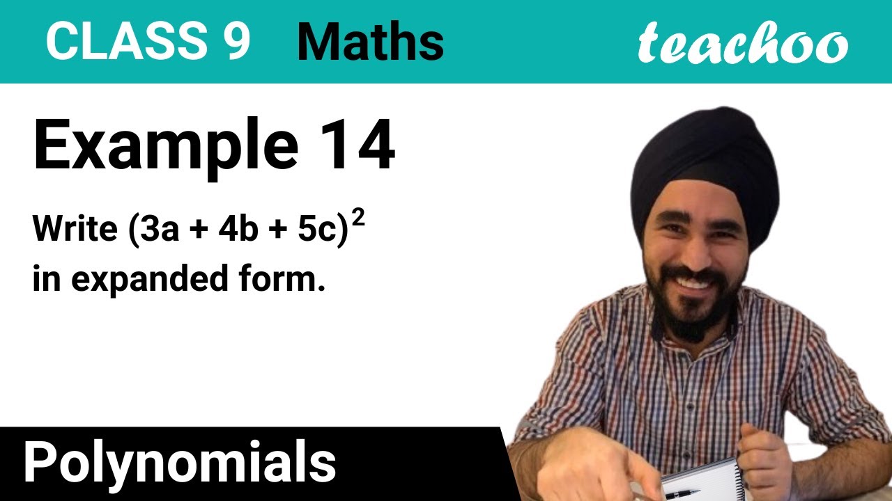 Example 14 Write 3a 4b 5c 2 In Expanded Form Examples Example 14 Write 3a 4b 5c 2 In Expanded Form Examples