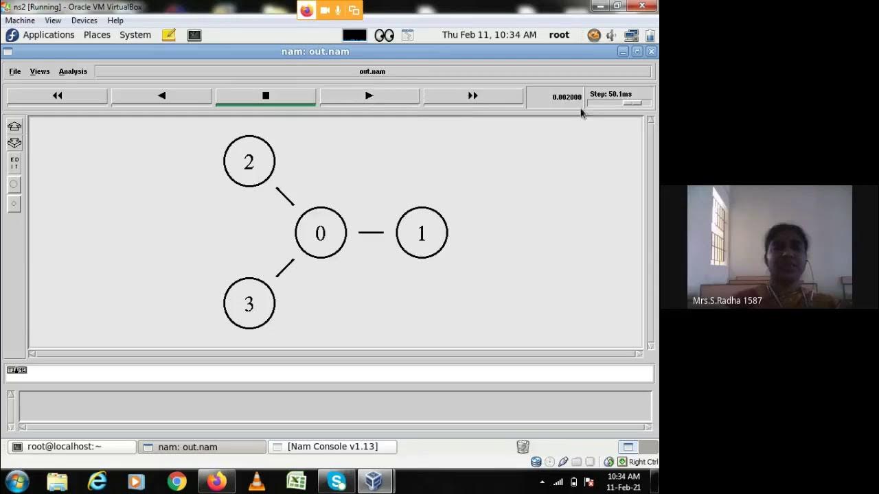 Wired communications using NS2 - YouTube