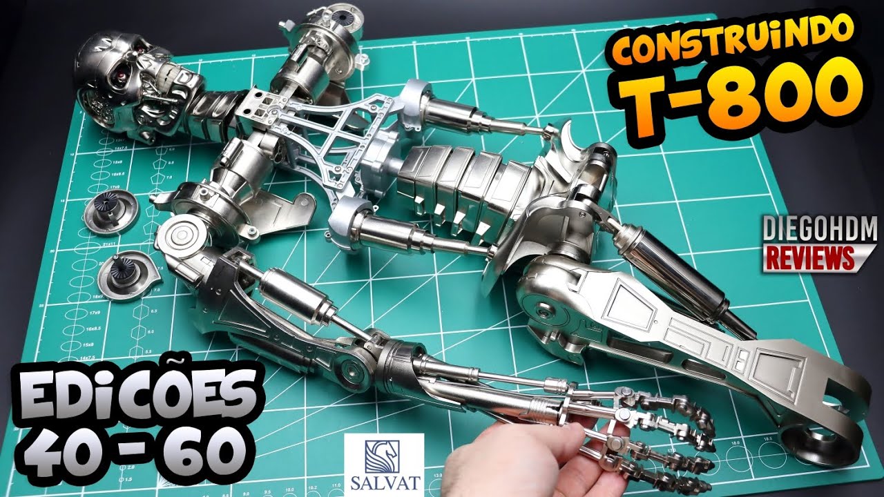 TERMINATOR T-800 Edições 40 a 60 Endoskeleton SALVAT / DiegoHDM - YouTube