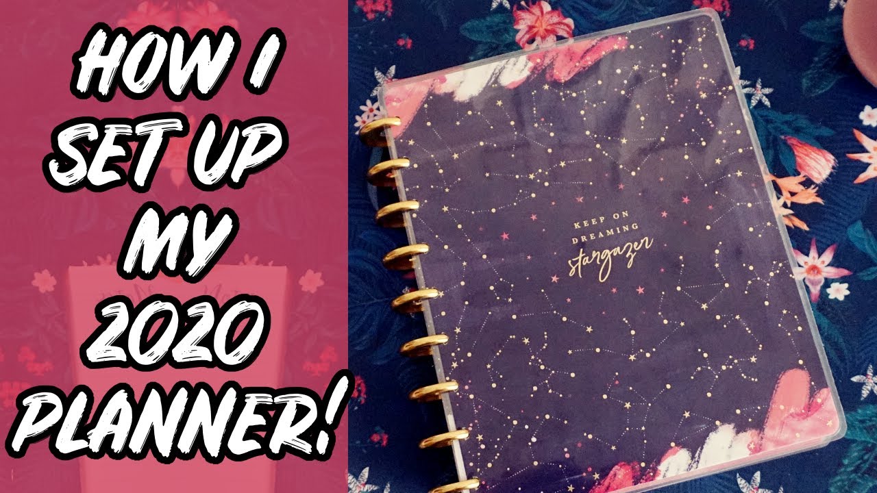 My 2020 Planner Setup! | the happy planner stargazer - YouTube