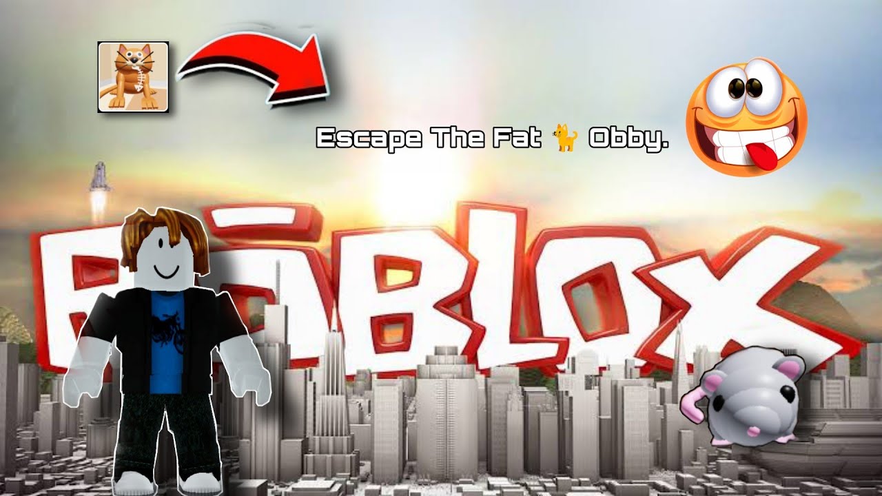 Roblox Gameplay #12 | Escape Fat Cat Obby #gaming - YouTube