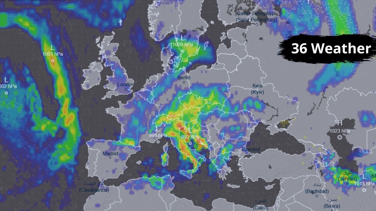 Europe Weather | March 31 , 2025 - ECMWF Model , Precipitation ( Rain ...