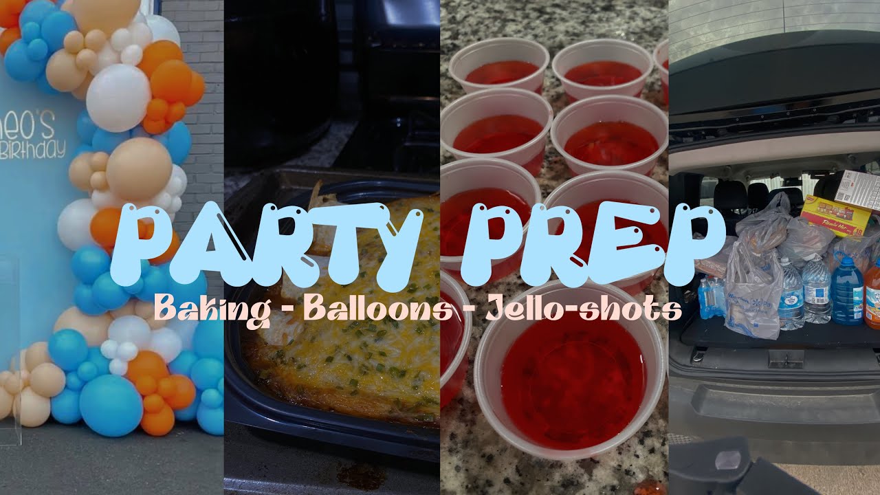 PARTY PREP 2 in one | BLUEY | JELLO - SHOTS | BAKING COOKIES 🍪 | SAMS ...