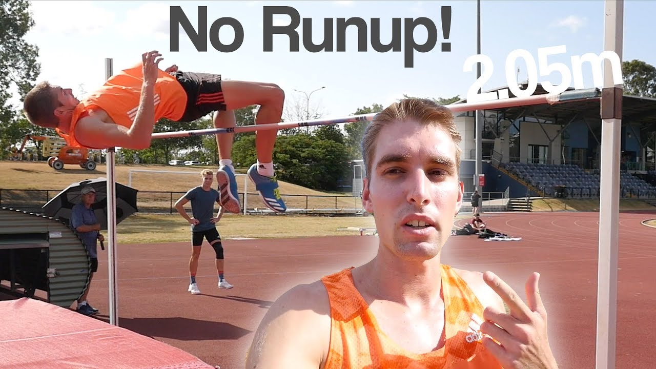 I high jump better without a runup... - YouTube