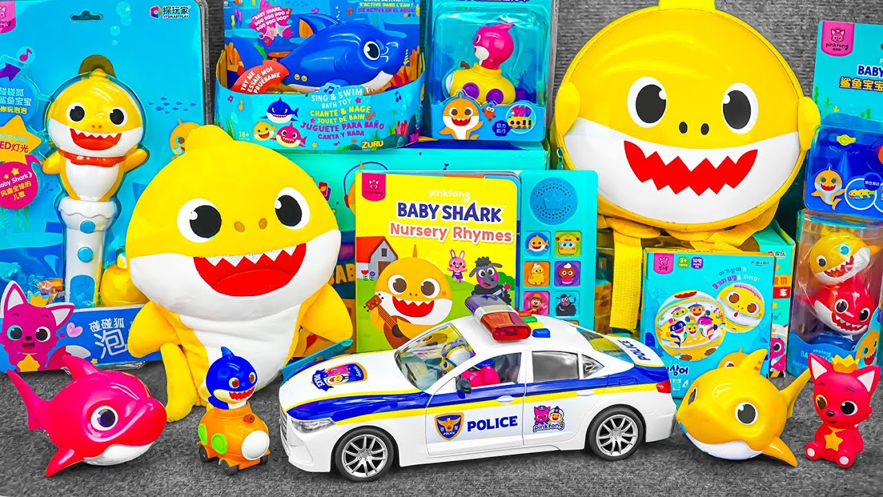 BABY SHARK Collection Unboxing - Satisfying Unboxing (ASMR) - YouTube