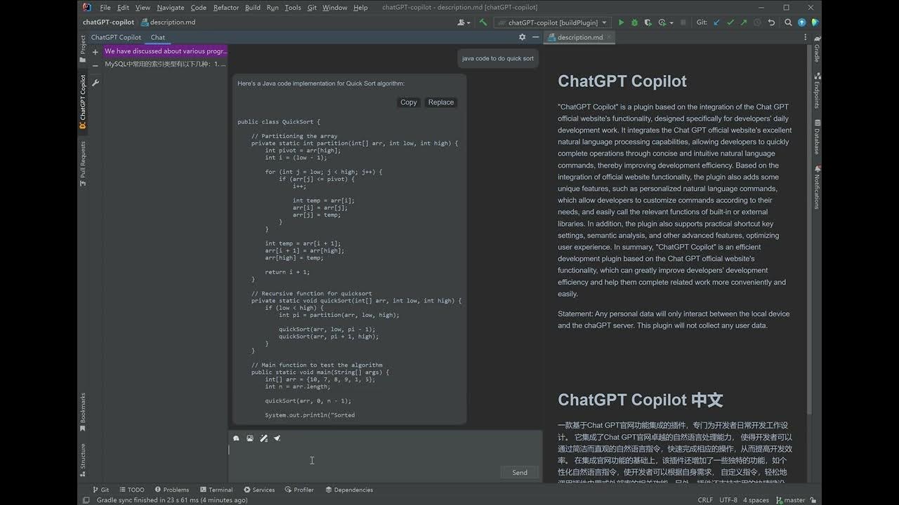 chatgpt copilot an plugins of jetbrains - YouTube