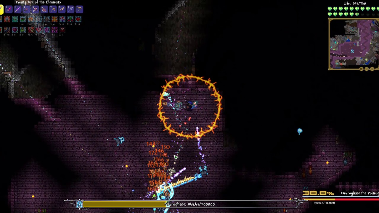 Terraria Calamity Mod: Polterghast (Normal Mode) - YouTube