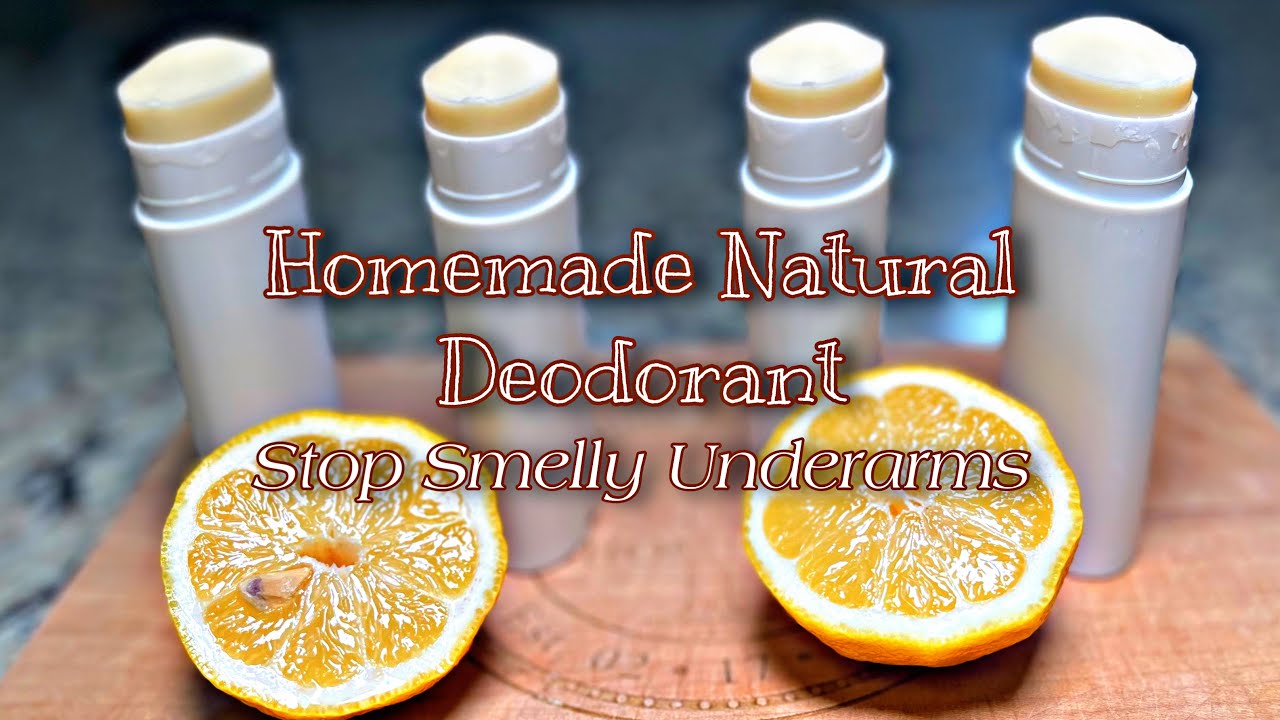 Natural Homemade Deodorant | How To Make Deodorant - YouTube