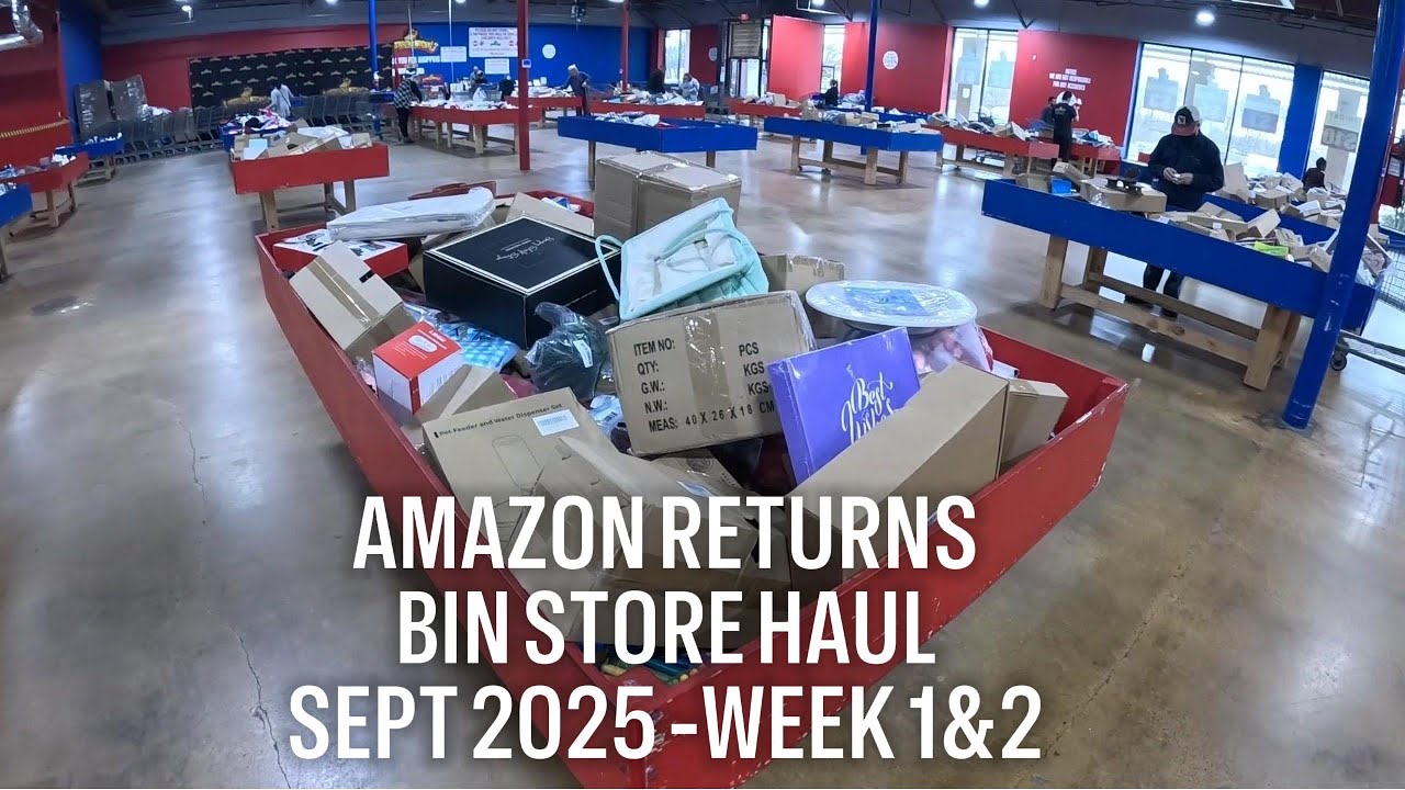 Back at the Amazon Returns/Bin Store! July 2025 Week 4 & Sept 2025 Week ...