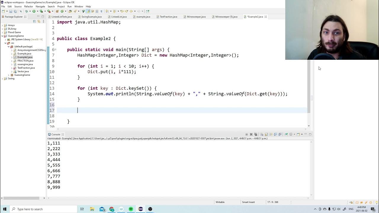 2D Arrays and Looping Through HashMaps - YouTube