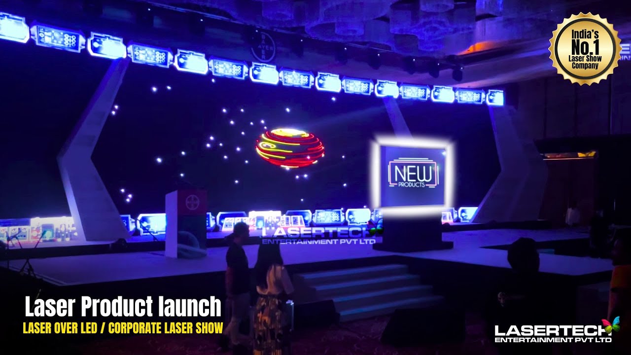 Product Launch With Lasers | Laser Over LED | Laser shows for Corporate ...