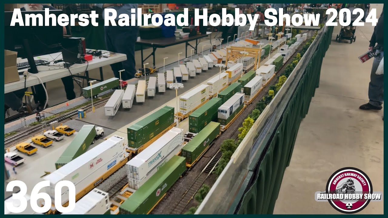 Amherst Railroad Hobby Show 2024 | 360 degree walkthough experience of ...