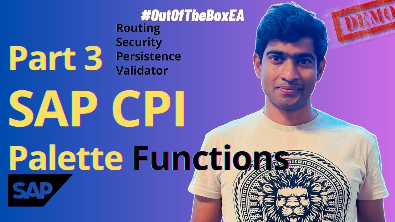 Part 3 - SAP CPI Palette Functions English #sap #cpi #palette - YouTube