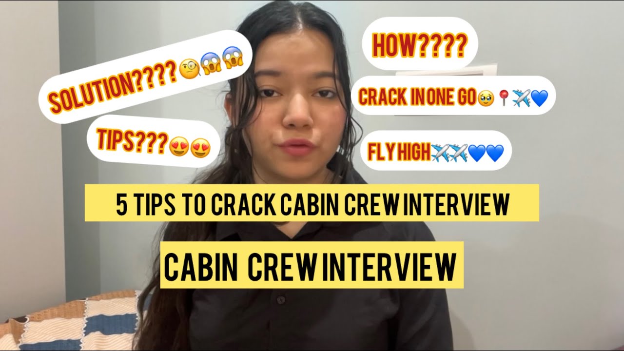 |5 TIPS TO CRACK CABIN CREW INTERVIEW|😍 ️ #cabincrew #cabincrewjobs #flightattendant # ...