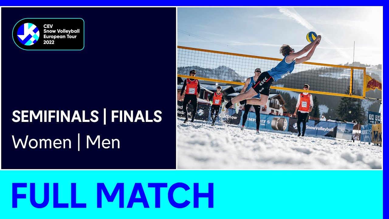 Full Match | Wagrain (AUT) - CEV Snow Volleyball European Tour 2022 ...