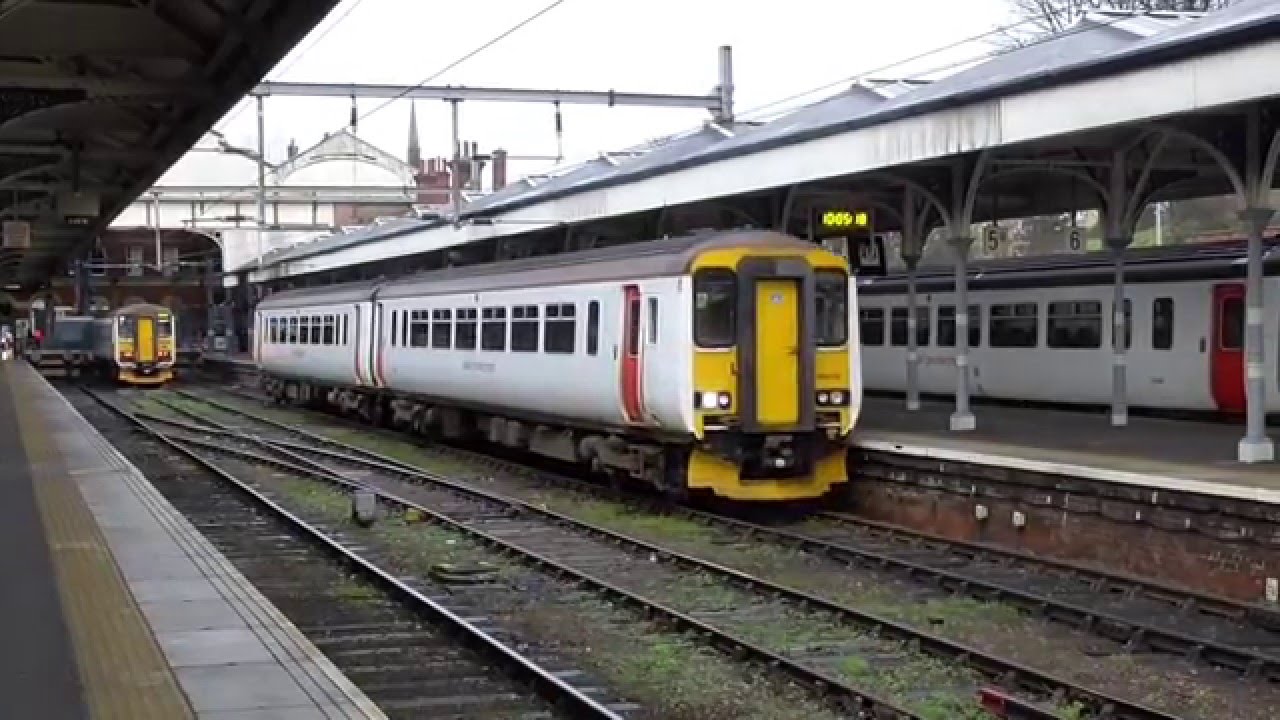 Abellio Greater Anglia Class 156 Departing Norwich (09/1/16) - YouTube